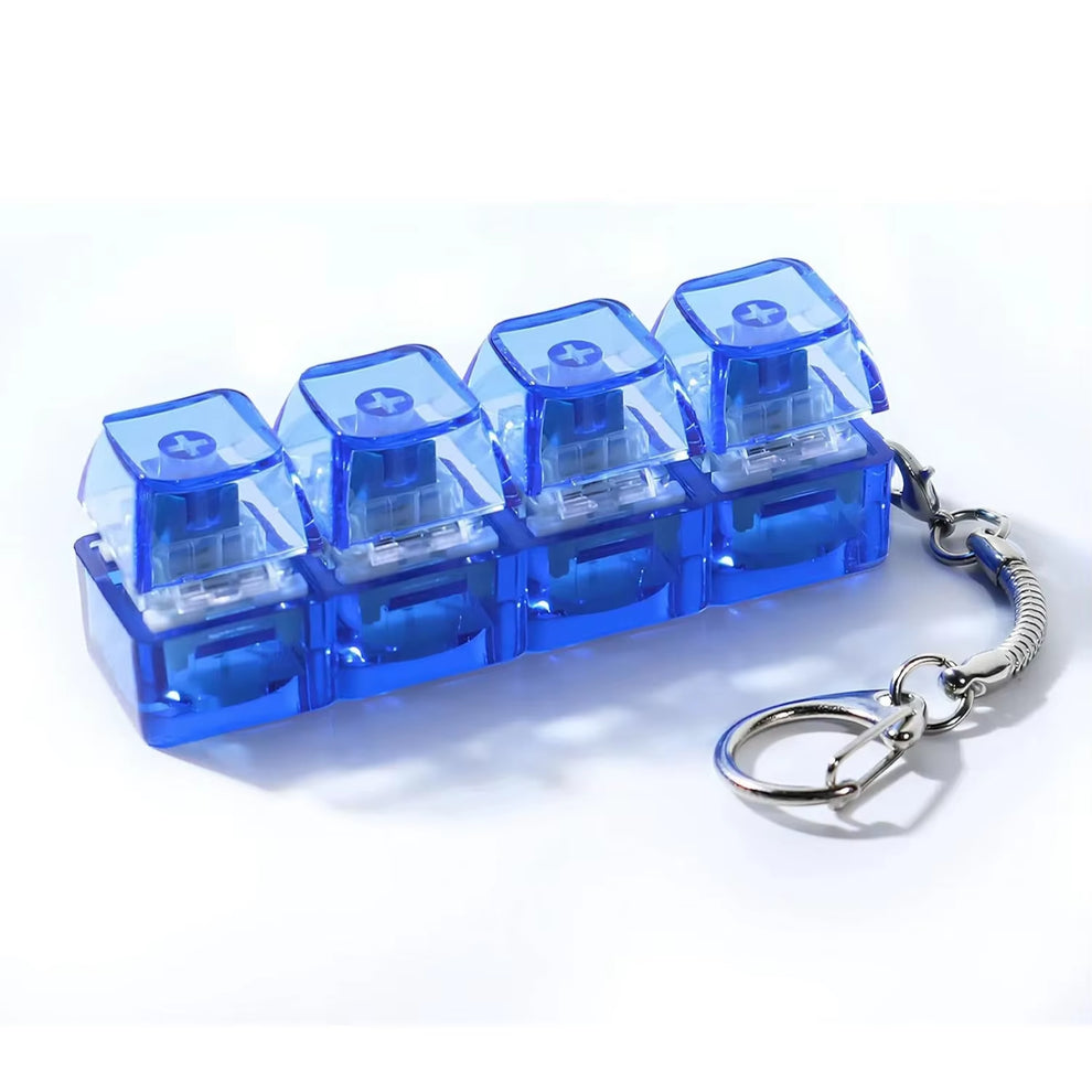 4 Keys Keyboard Decompression Toy Party Stress Relief Fidget Button Cl ...